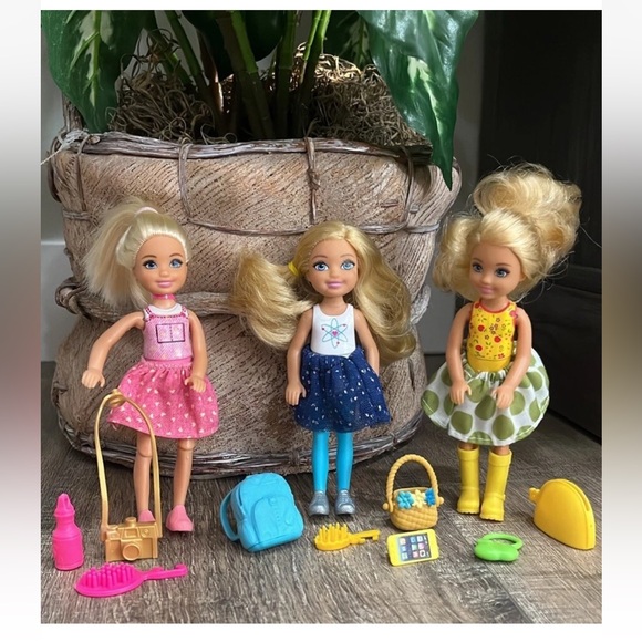 Barbie | Toys | Barbie Chelsea Dolls With Accessories Shownretired ...
